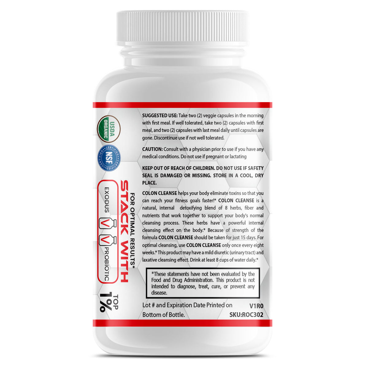 Colon Cleanse - Organic Toxin Binding Formula – Mr Vigour Supps